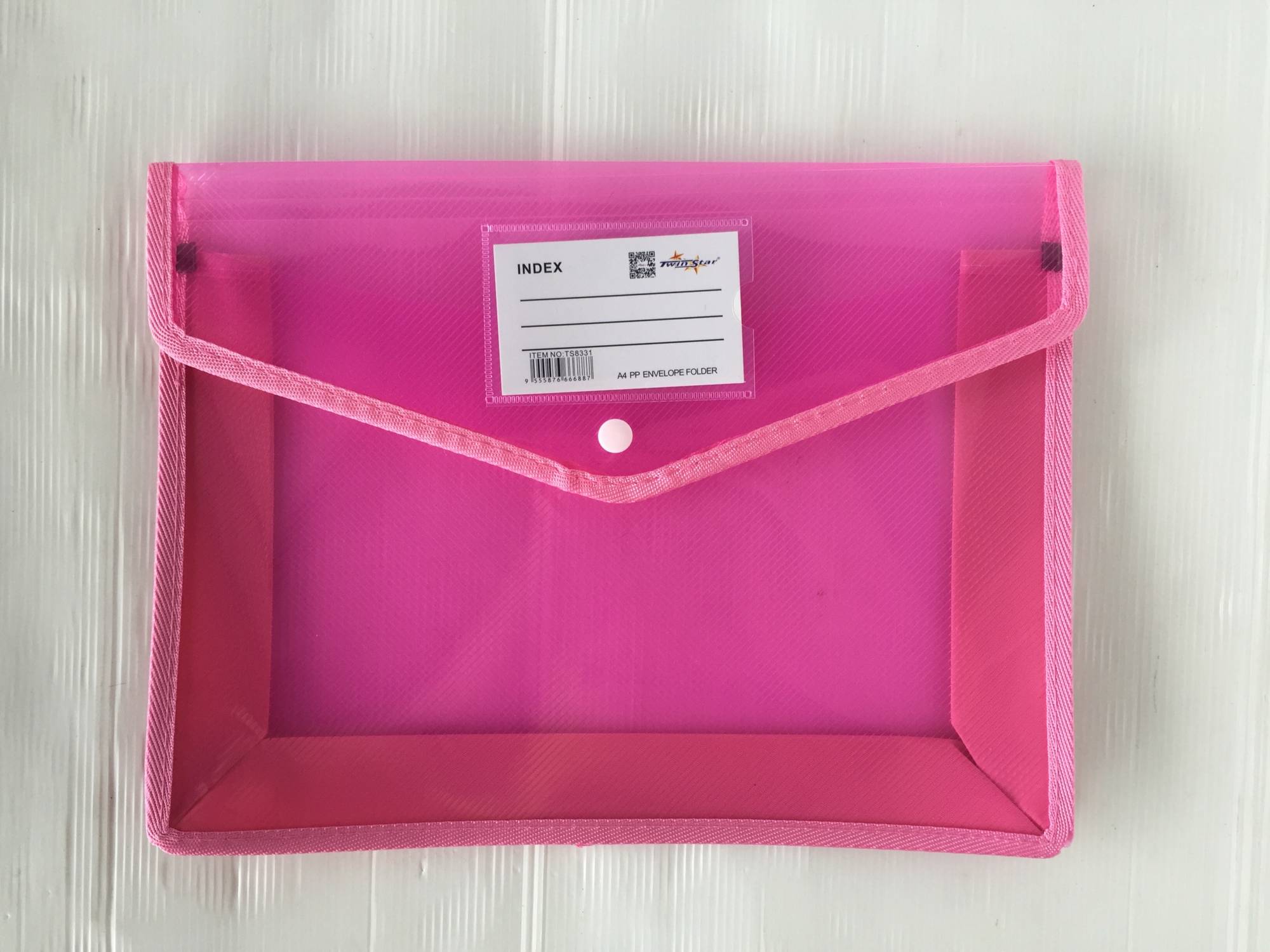 Twin Star PP Envelope Folder [A4 / A5 / F4 Size]
