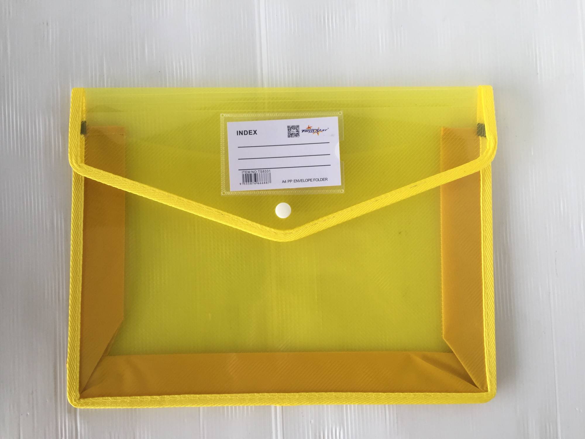 Twin Star PP Envelope Folder [A4 / A5 / F4 Size]