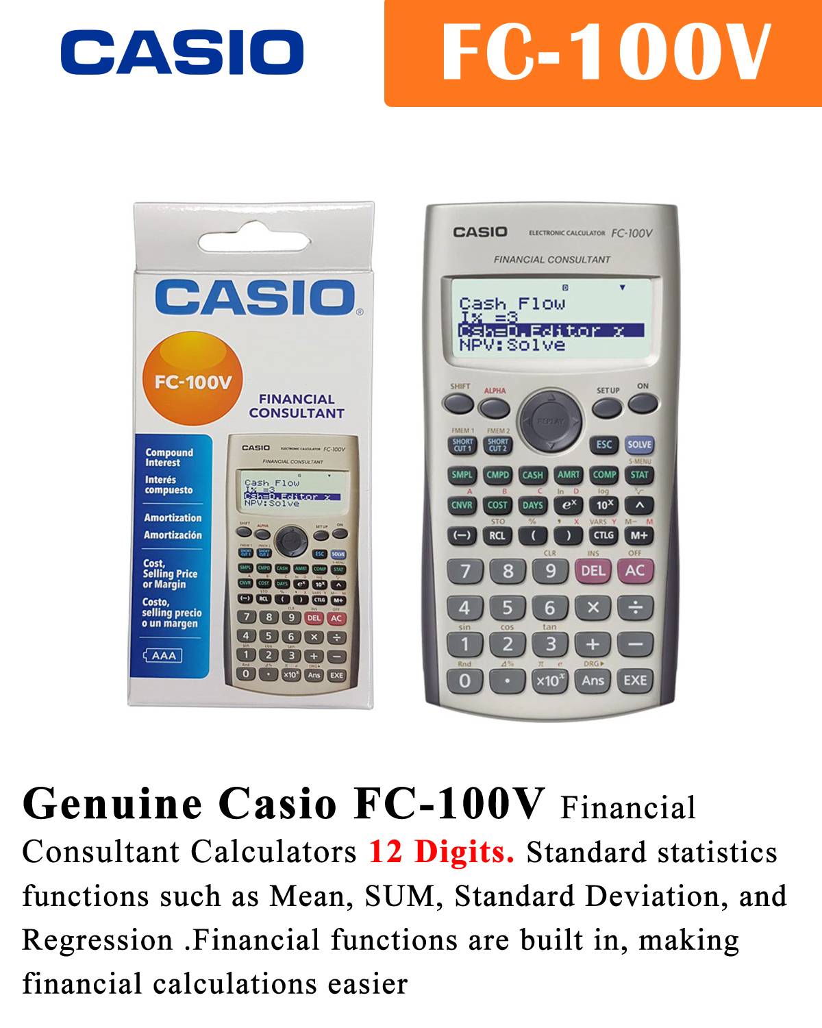Casio Scientific Calculator FC-100V